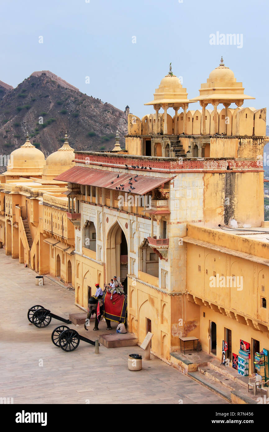 Suraj Pol (Sun Gate) in Jaleb Chowk (main courtyard) of Amber Fort ...