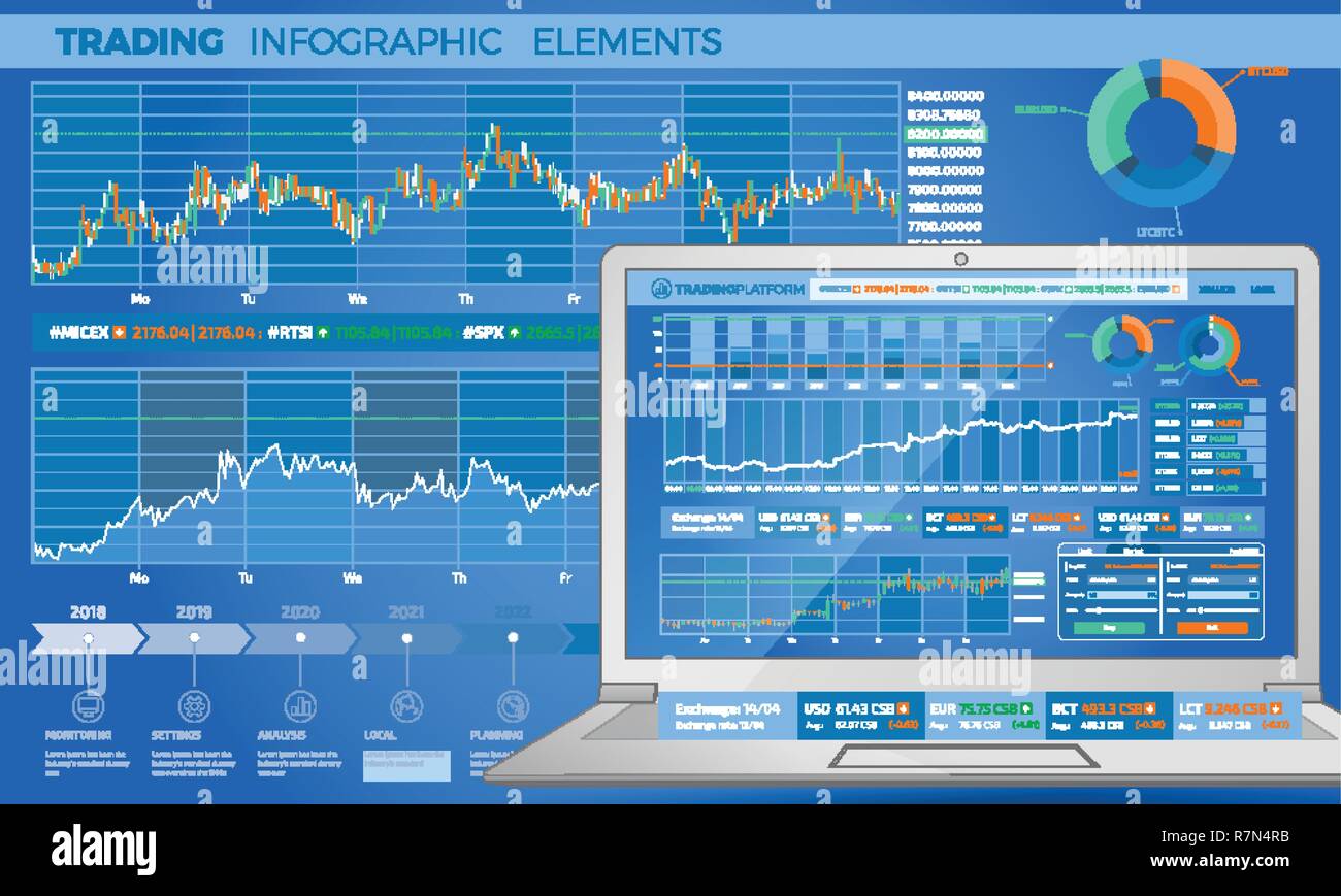 Trading Infographic Elements Stock Vector Image & Art - Alamy