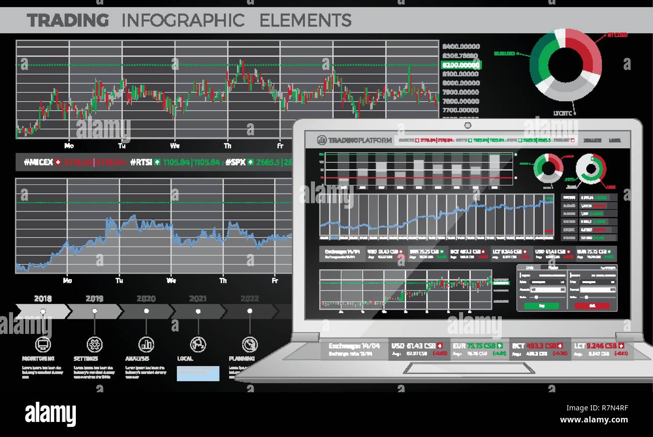 Trading Infographic Elements Stock Vector Image & Art - Alamy