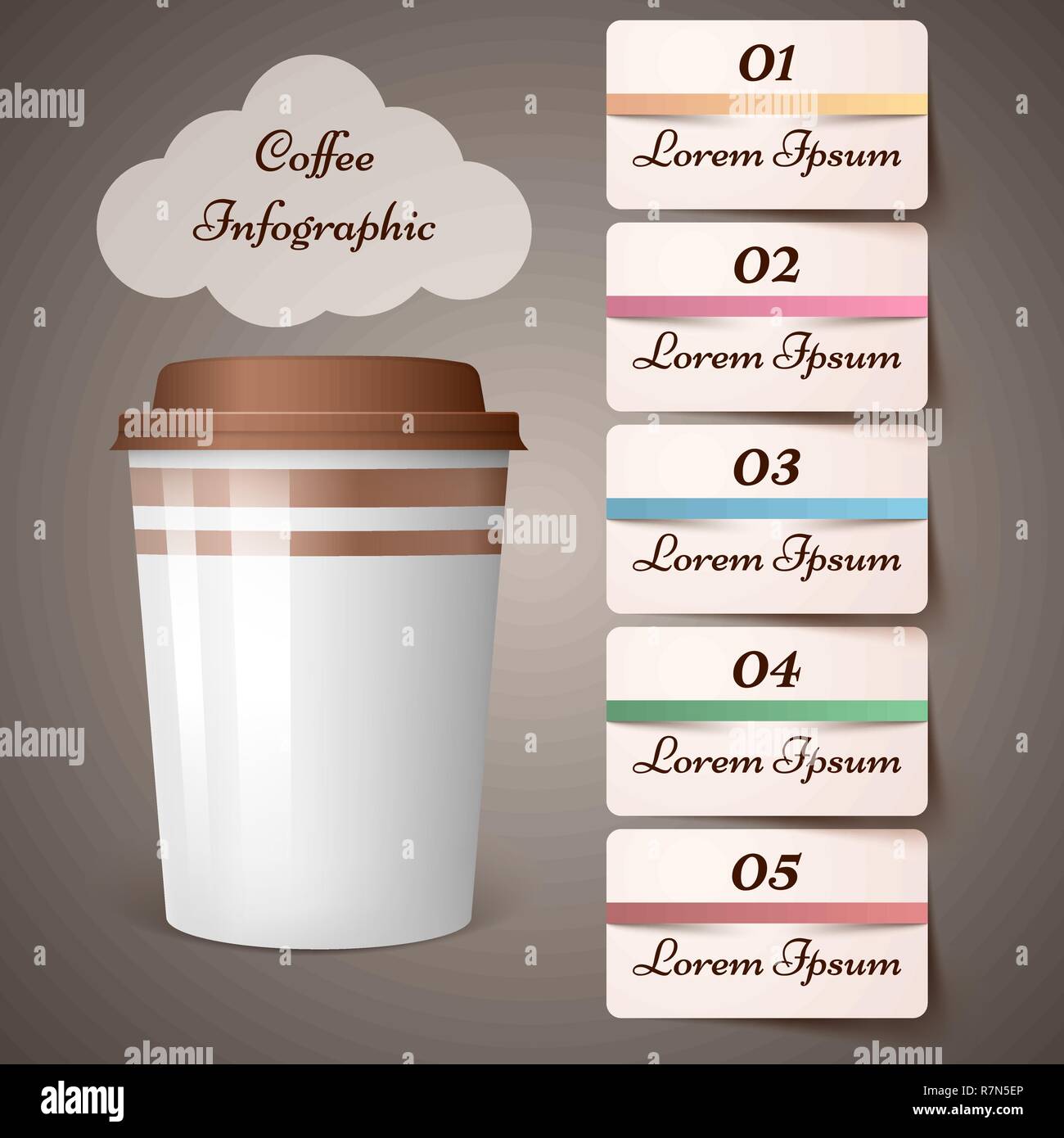 Cup, coffee, tea - business infographic Stock Vector Image & Art - Alamy