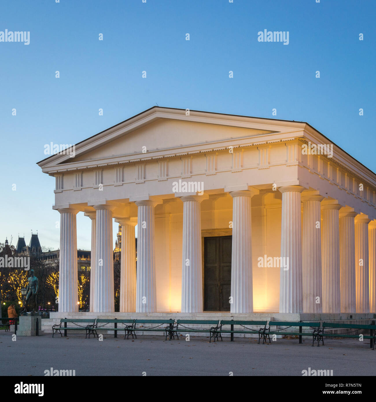 Theseus Temple at the Volksgarten - Vienna, Austria Stock Photo - Alamy