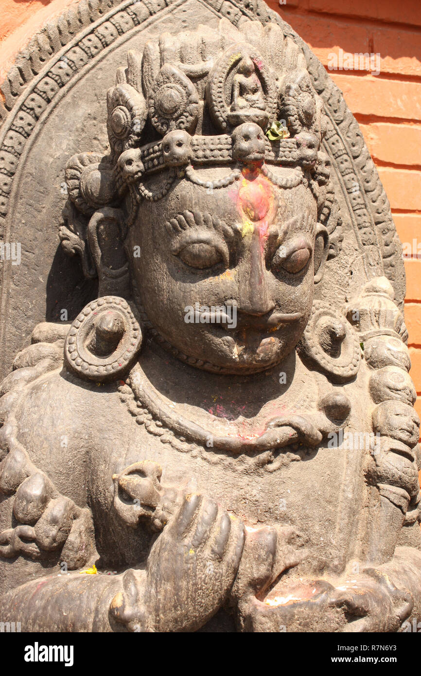 Ancient Hindu God Statues Wooden Statue Of Many Headed Hindu God Shiva