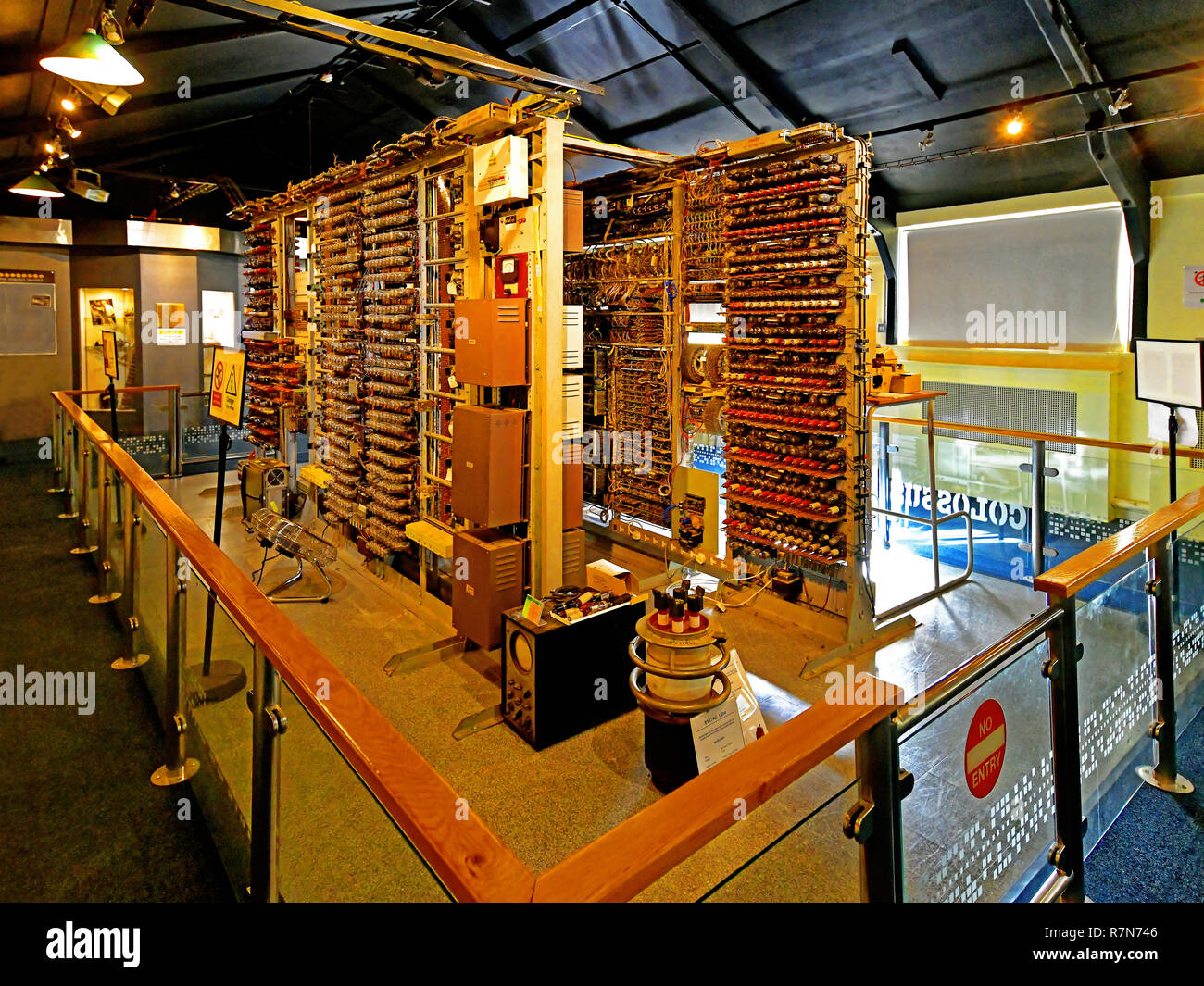The Colossus Code breaking computer at Bletchley Park Museum of Code ...
