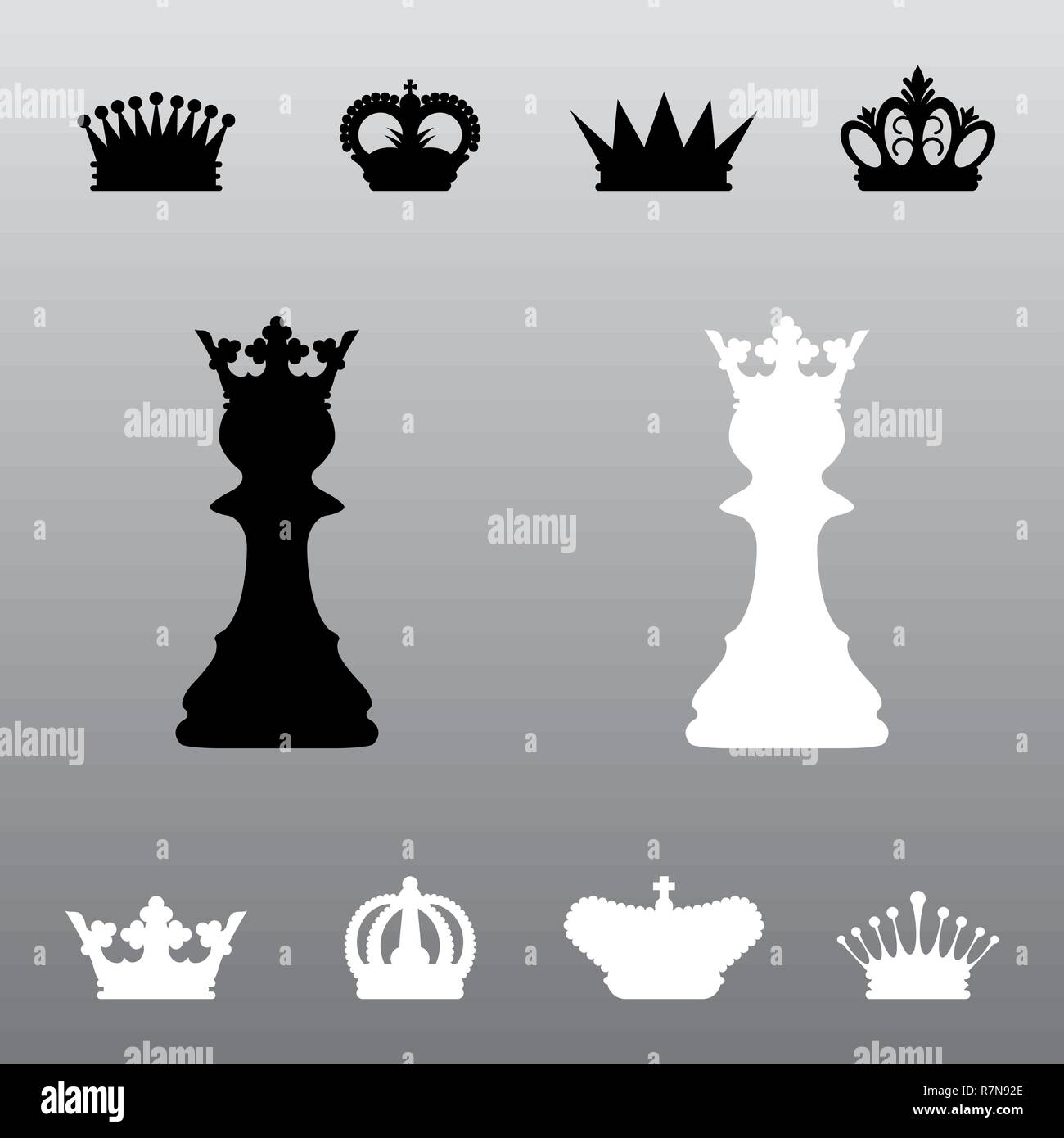 Black and white thinking Stock Vector Images - Alamy