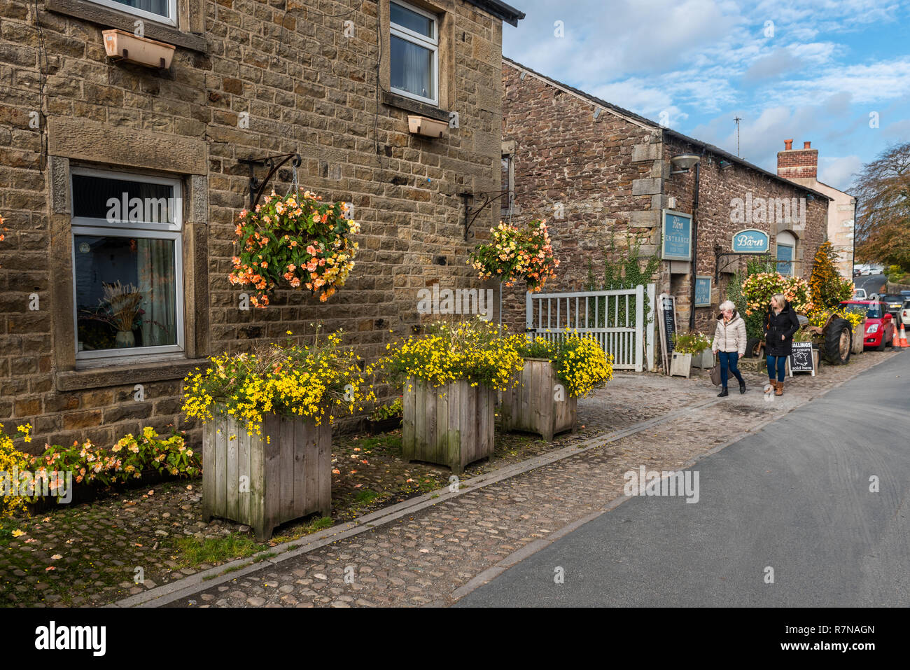 The Bar At Scorton. The Square Scorton Stock Photo - Alamy