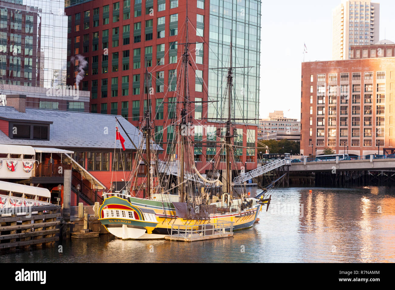 Boston tea party ships and museum hi-res stock photography and images ...