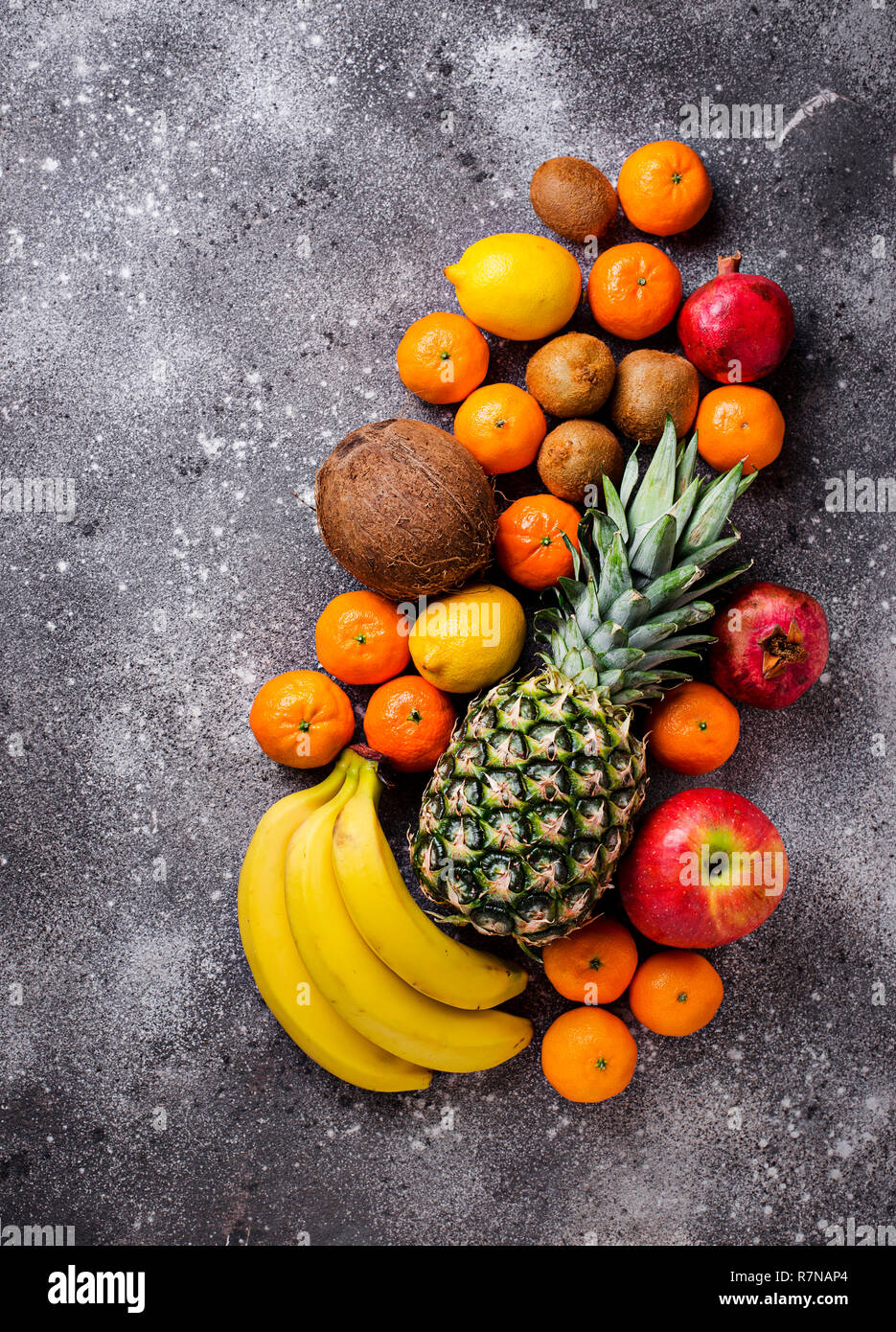 Assortment of fresh tropical fruits Stock Photo - Alamy