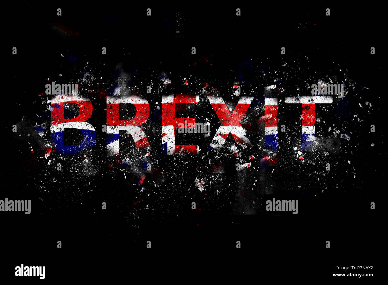 Broken union jack hi-res stock photography and images - Alamy
