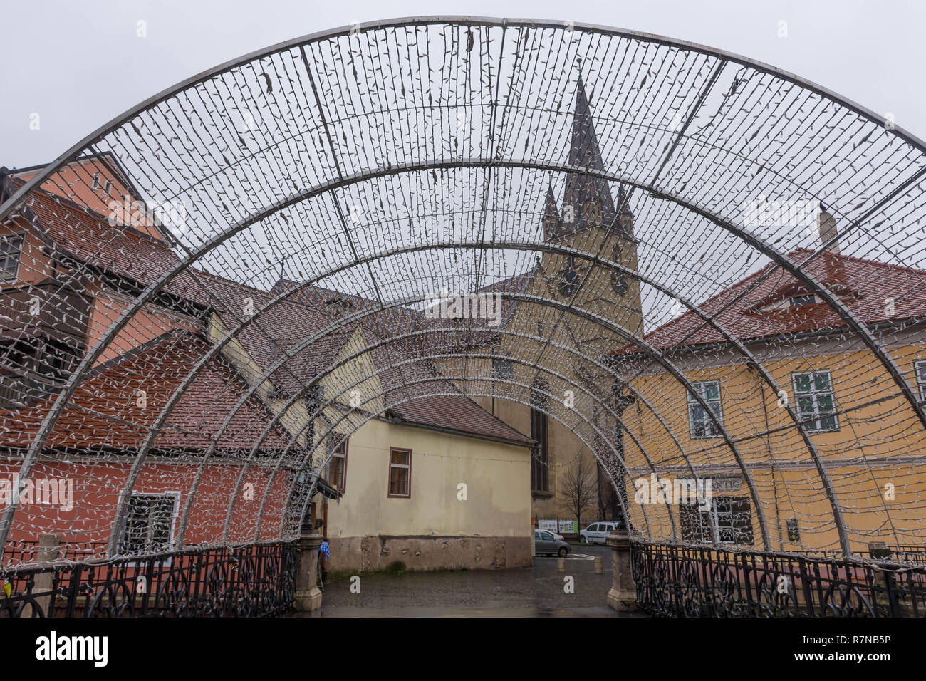 Bridge of Lies in Sibiu, Romania Stock Photo - Alamy
