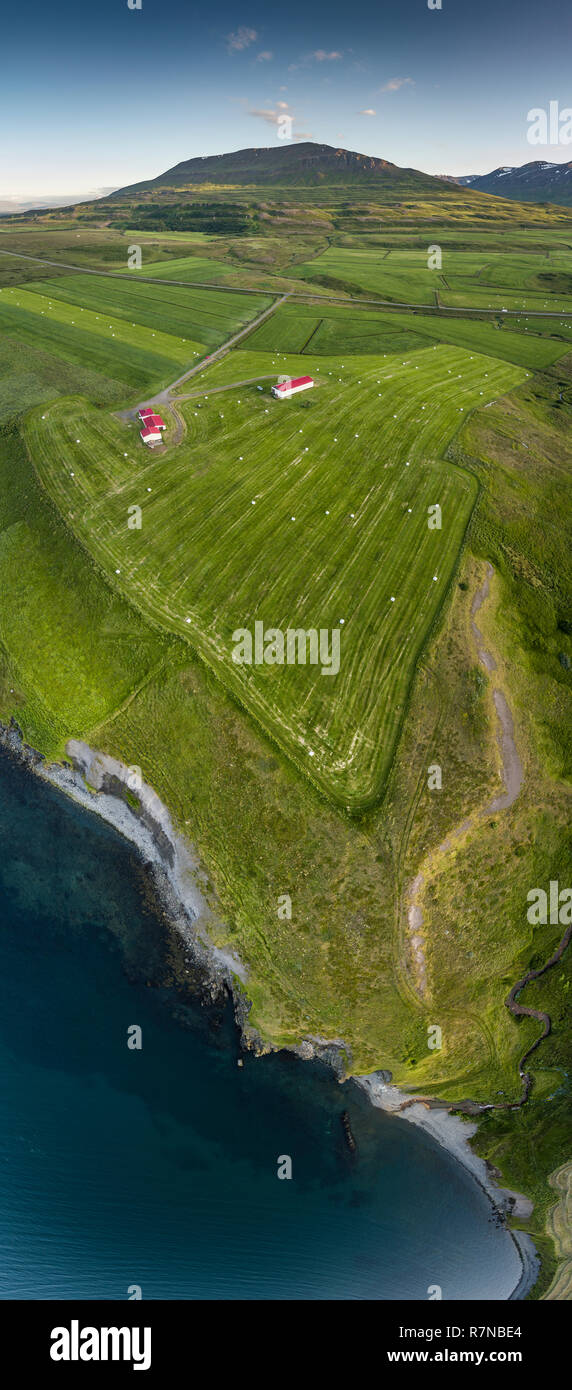 Iceland europe north atlantic travel tourism farm scenery hi-res stock ...