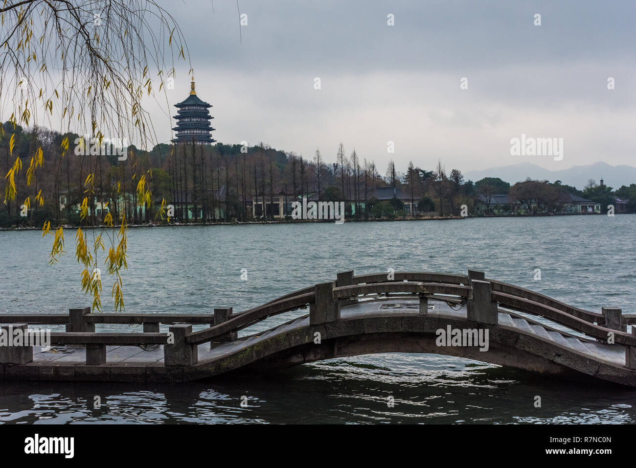 The Leifeng Pagoda of the West Lake, Hangzhou, China Stock Photo - Alamy