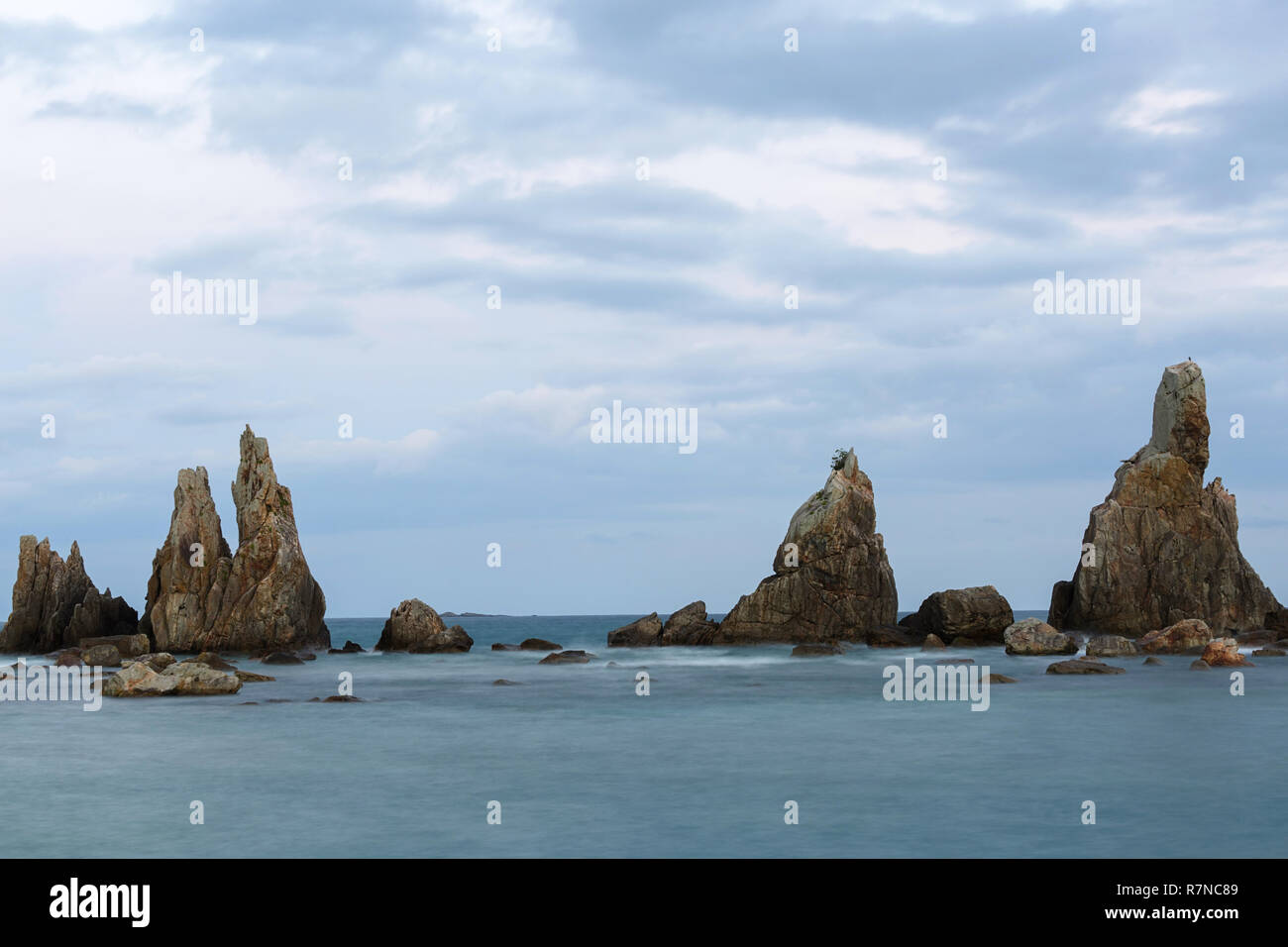 Hashigui iwa rocks hi-res stock photography and images - Alamy