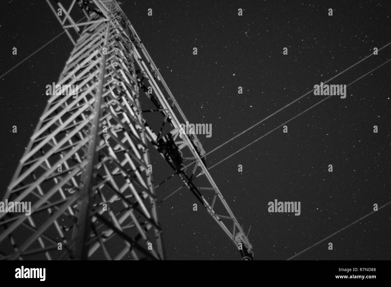 Lines sky night hi-res stock photography and images - Alamy