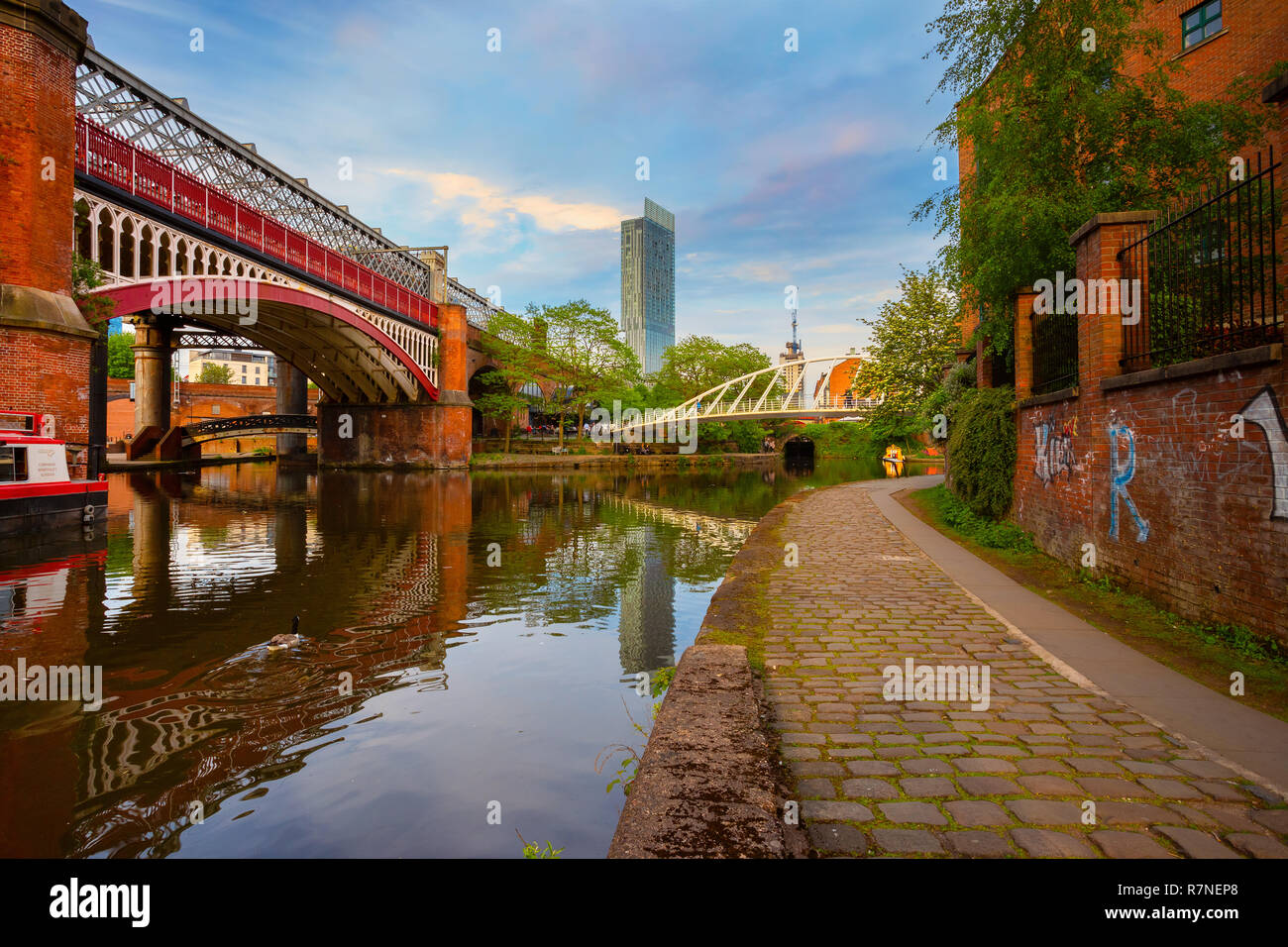 Castlefield, the inner city conservation area which bounded by the ...
