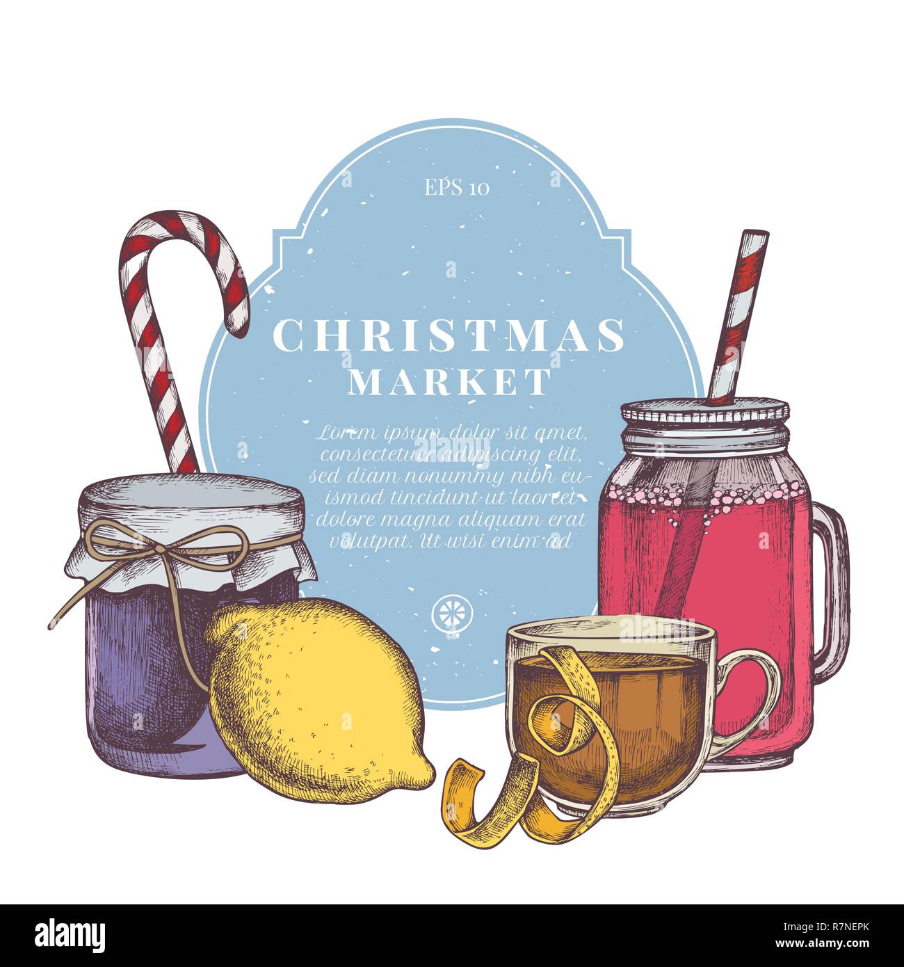 Lolly jar Stock Vector Images - Alamy