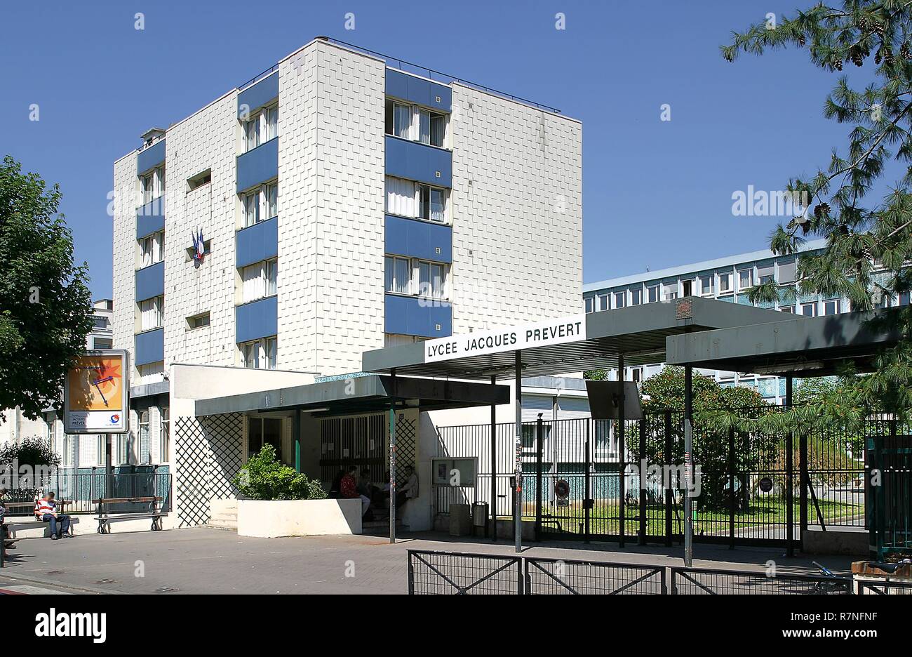 France, Hauts de Seine, Boulogne Billancourt, Lycee Jacques Prevert ...