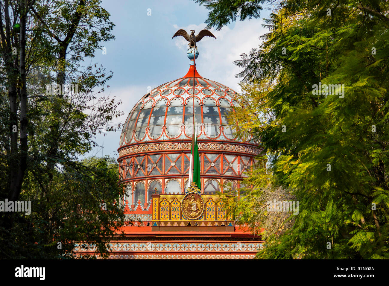 The Kiosco Morisco of Santa Maria la Ribera in Mexico City, Mexico ...