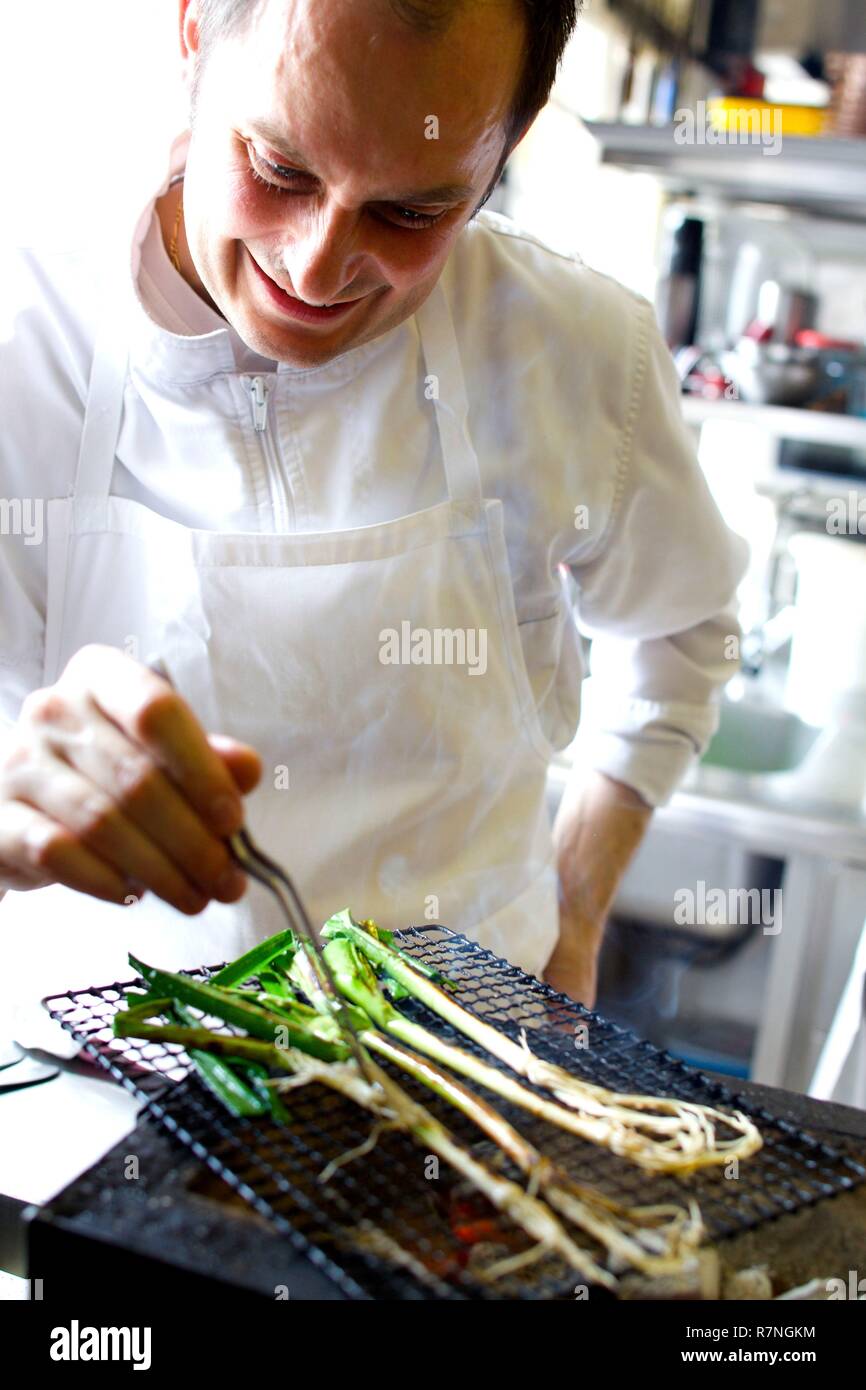 France, Vendee, Noirmoutier island, L'Herbaudiere, La Marine restaurant ...