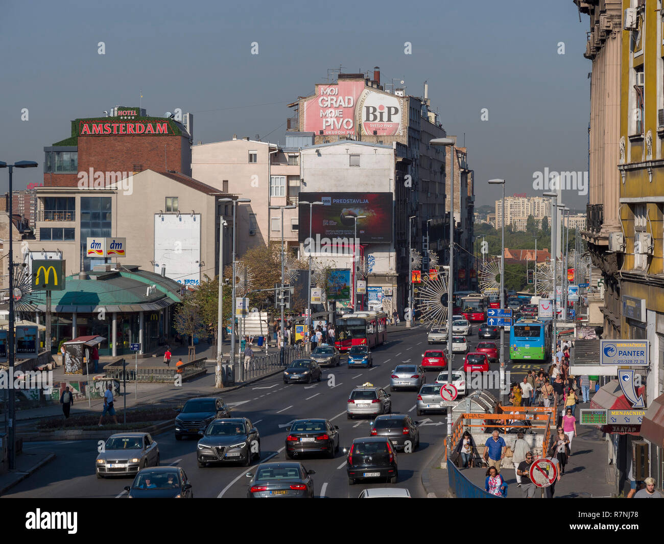 Brankova Street, Belgrade, Serbia, Europe Stock Photo - Alamy