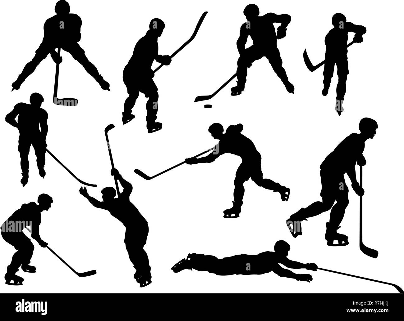 Sports silhouettes hi-res stock photography and images - Alamy