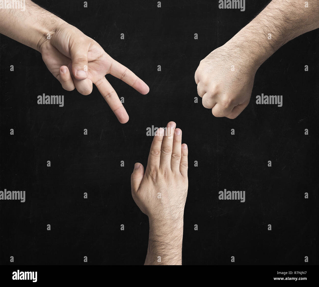 Scissors paper stone hi-res stock photography and images - Alamy