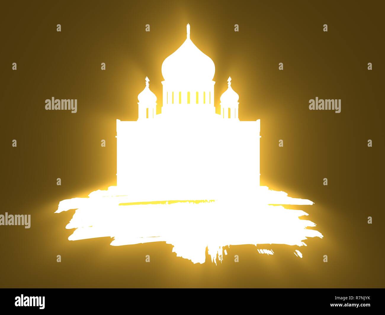 Silhouette christ savior cathedral hi-res stock photography and images ...