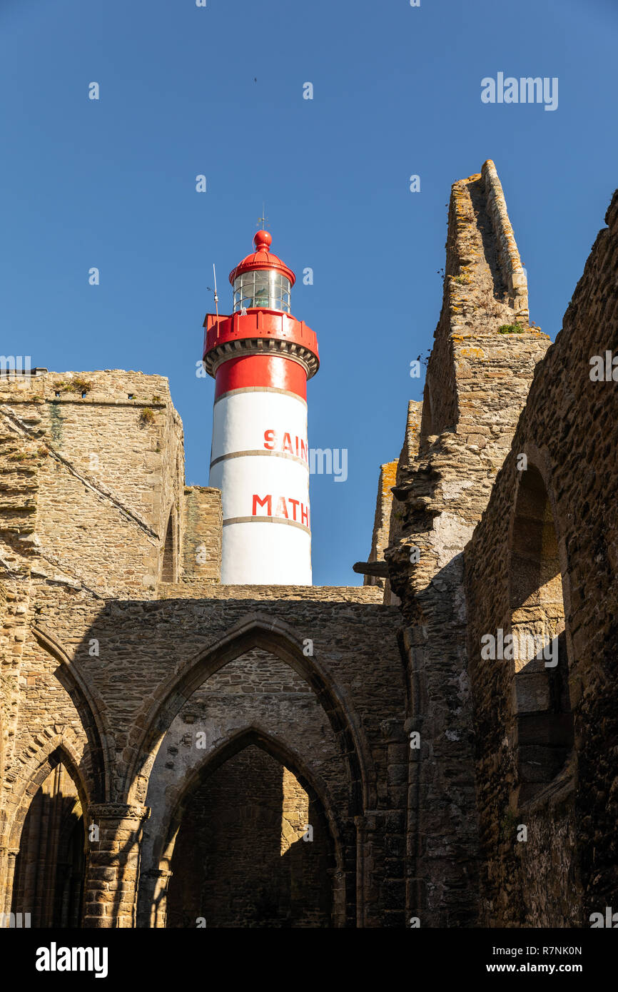 Abbey of saint mathieu de fine terre hi-res stock photography and ...