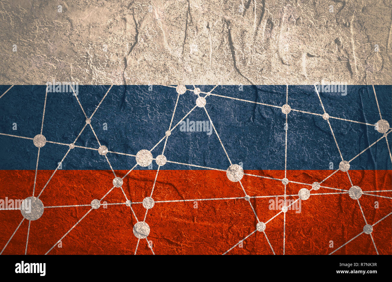 Russia flag concept Stock Photo - Alamy