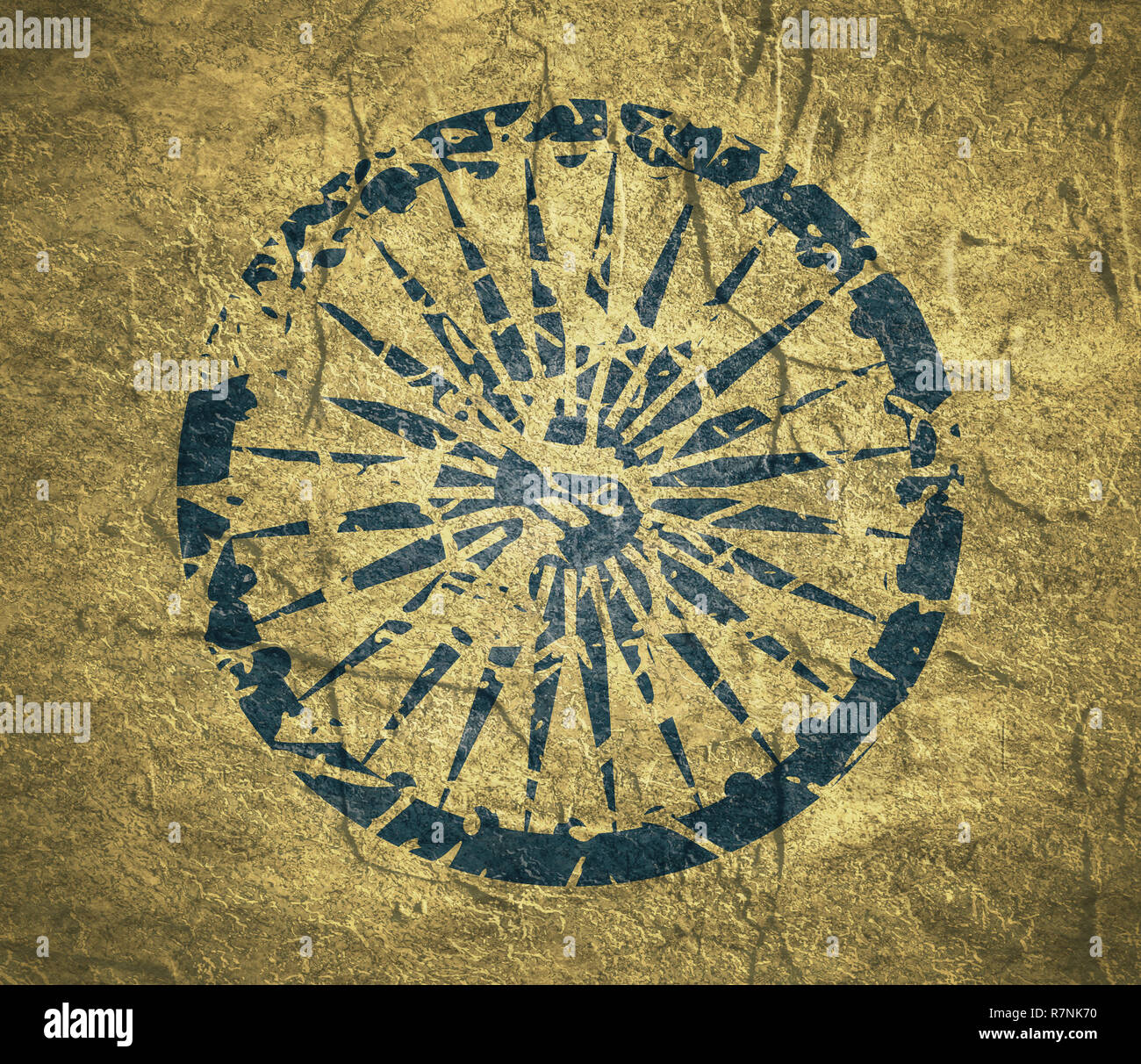 Ashoka Chakra symbol Stock Photo - Alamy