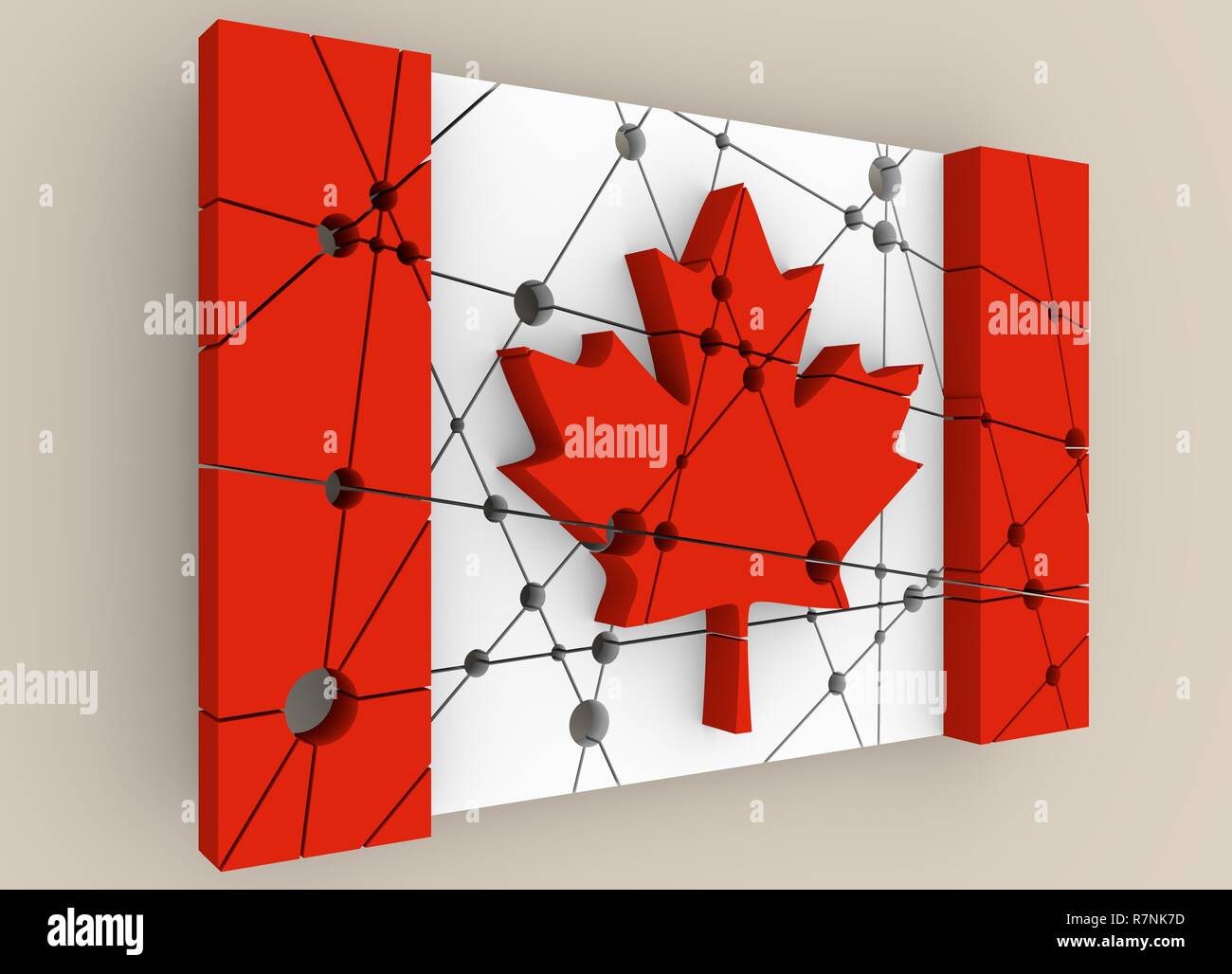 Canada flag concept Stock Photo - Alamy