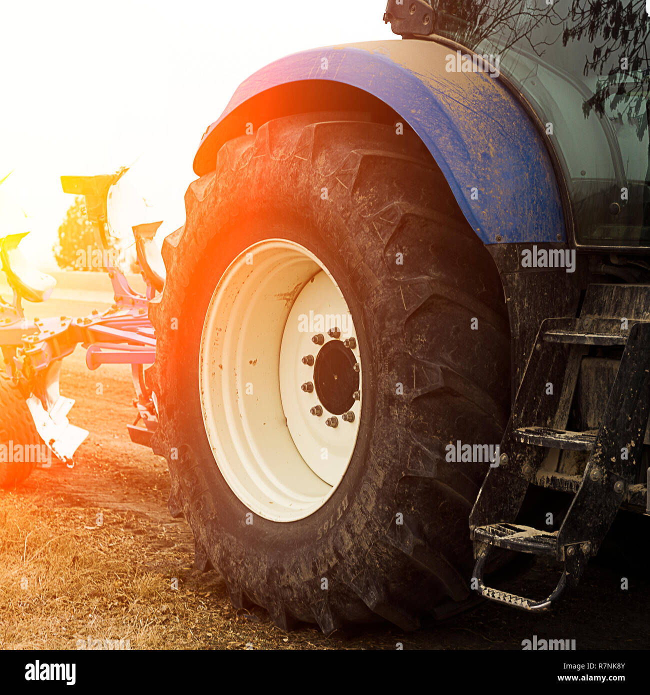 Rear of the tractors hi-res stock photography and images - Alamy