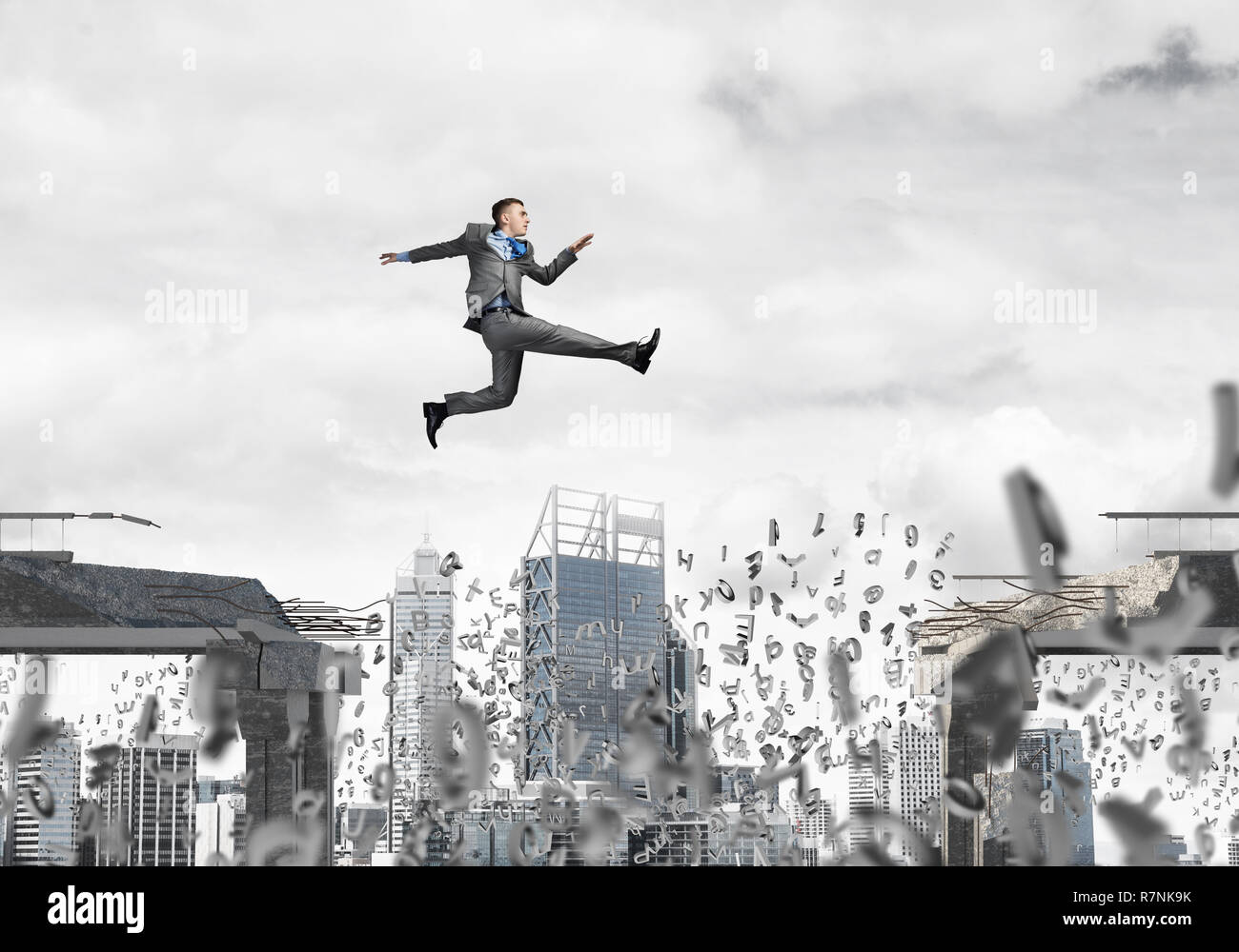 Problem and difficulties overcoming concept Stock Photo - Alamy