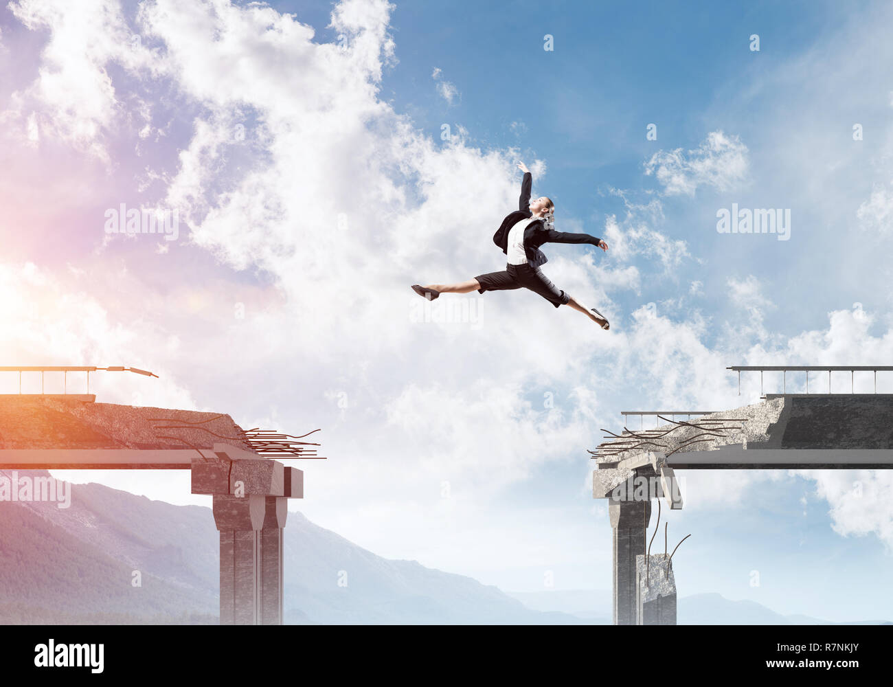Problems and difficulties overcoming concept Stock Photo - Alamy