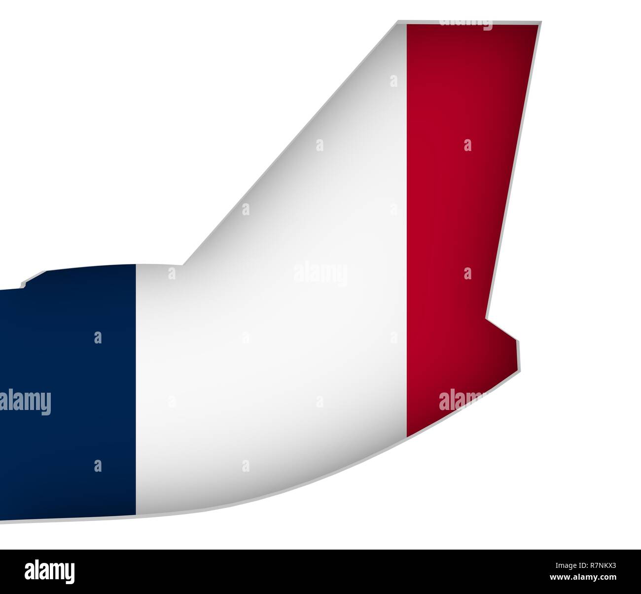 The image of an airplane tail Stock Photo - Alamy