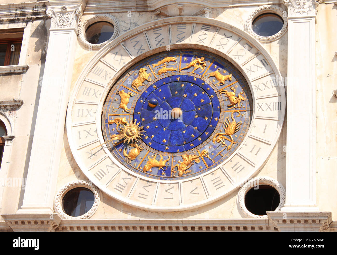 Astrological clock in Venice, Italy Stock Photo - Alamy
