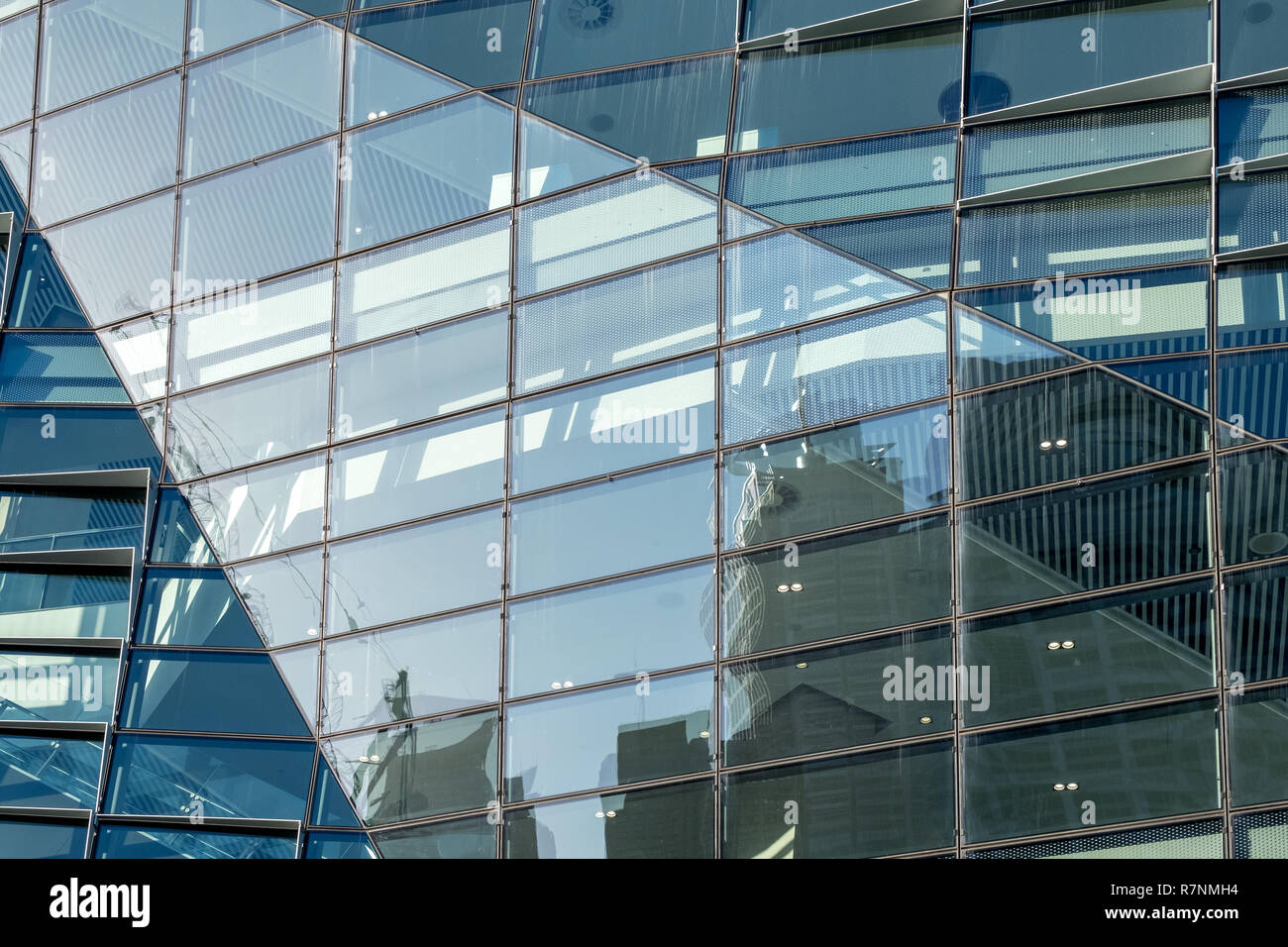 Windows on a commercial building Stock Photo - Alamy