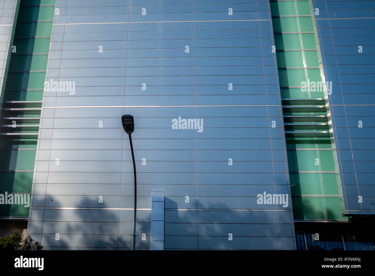 Exterior wall of an industrial complex Stock Photo - Alamy