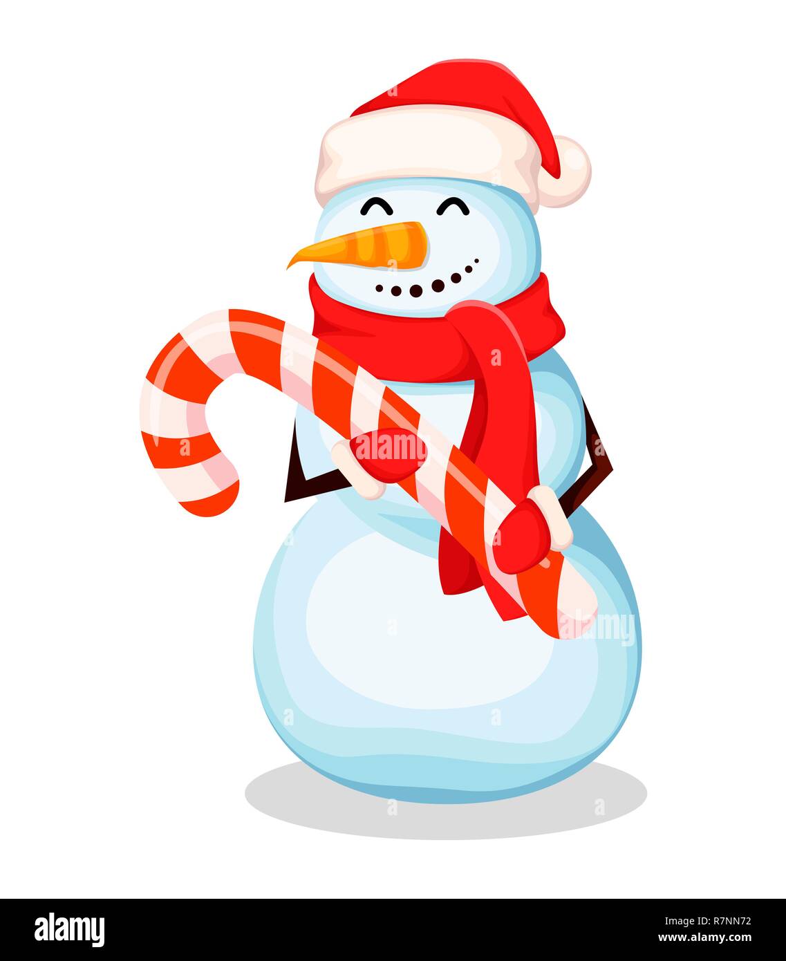 Funny Snowman Cartoon