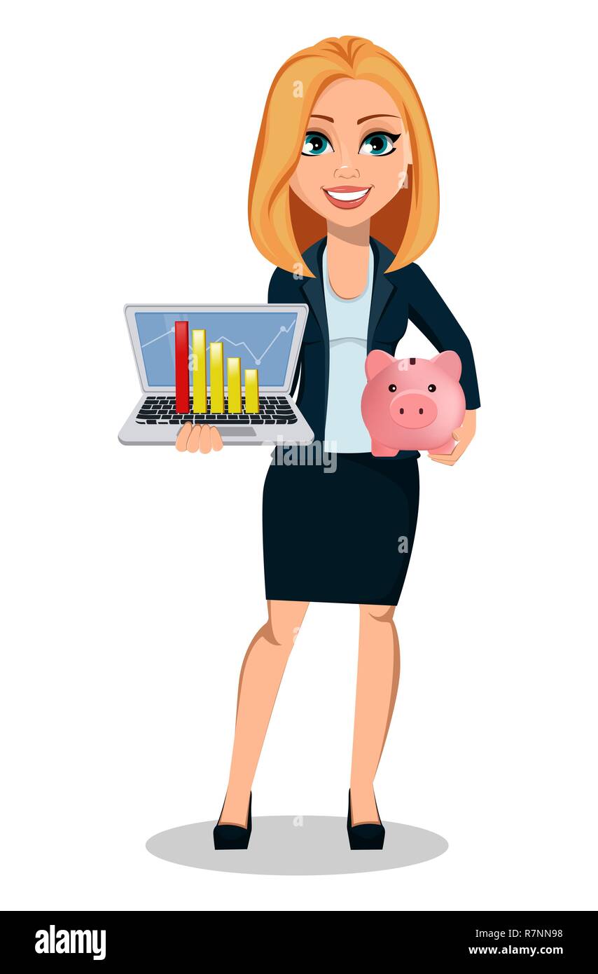 Business woman in office style clothes. Modern lady businesswoman ...