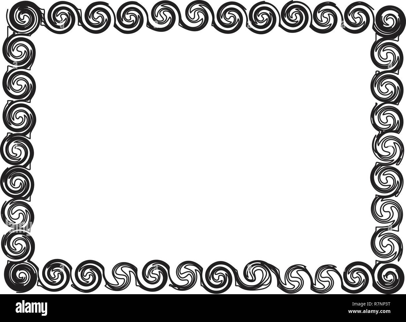 Grunge circles set round Stock Vector Images - Alamy