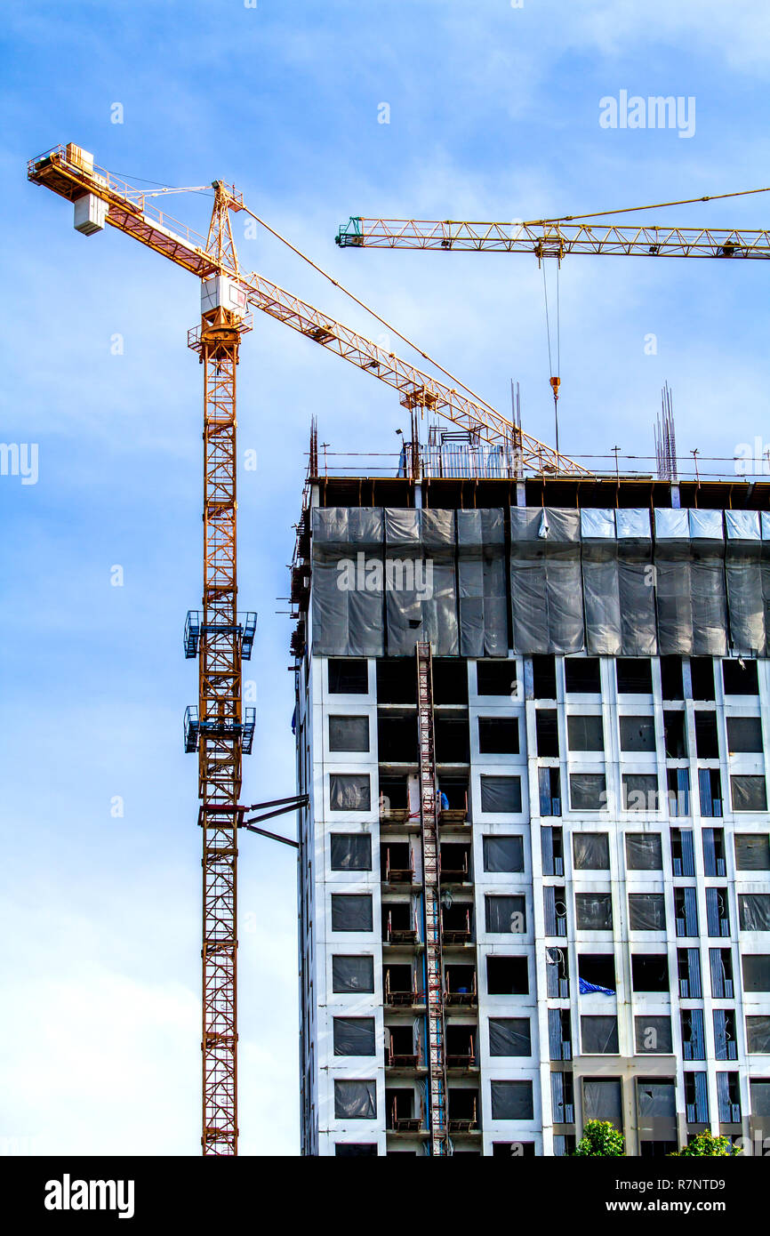 office building Under construction Stock Photo - Alamy