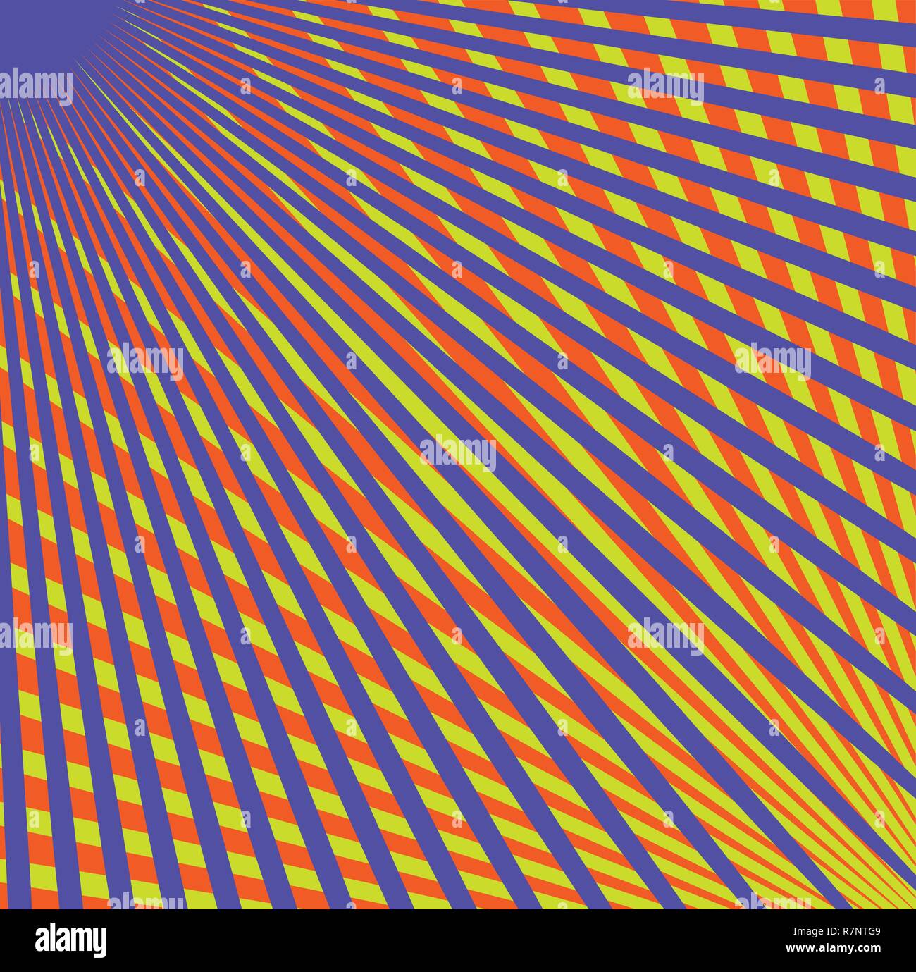 Converging lines from a corner spot Stock Vector Image & Art - Alamy