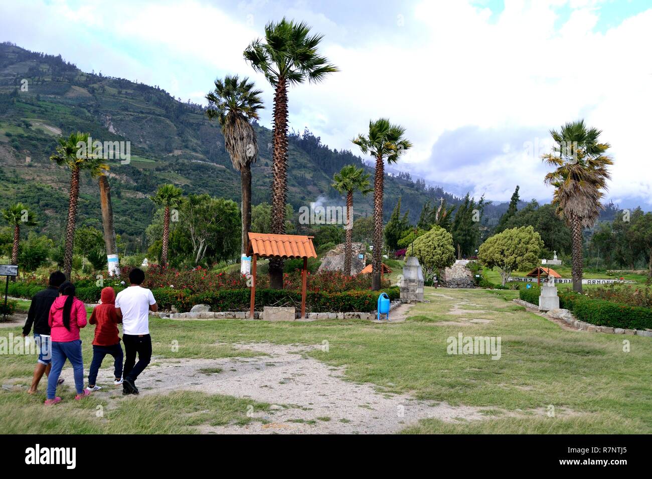 Old Yungay where an earthquake and landslide buried 25,000 people in ...