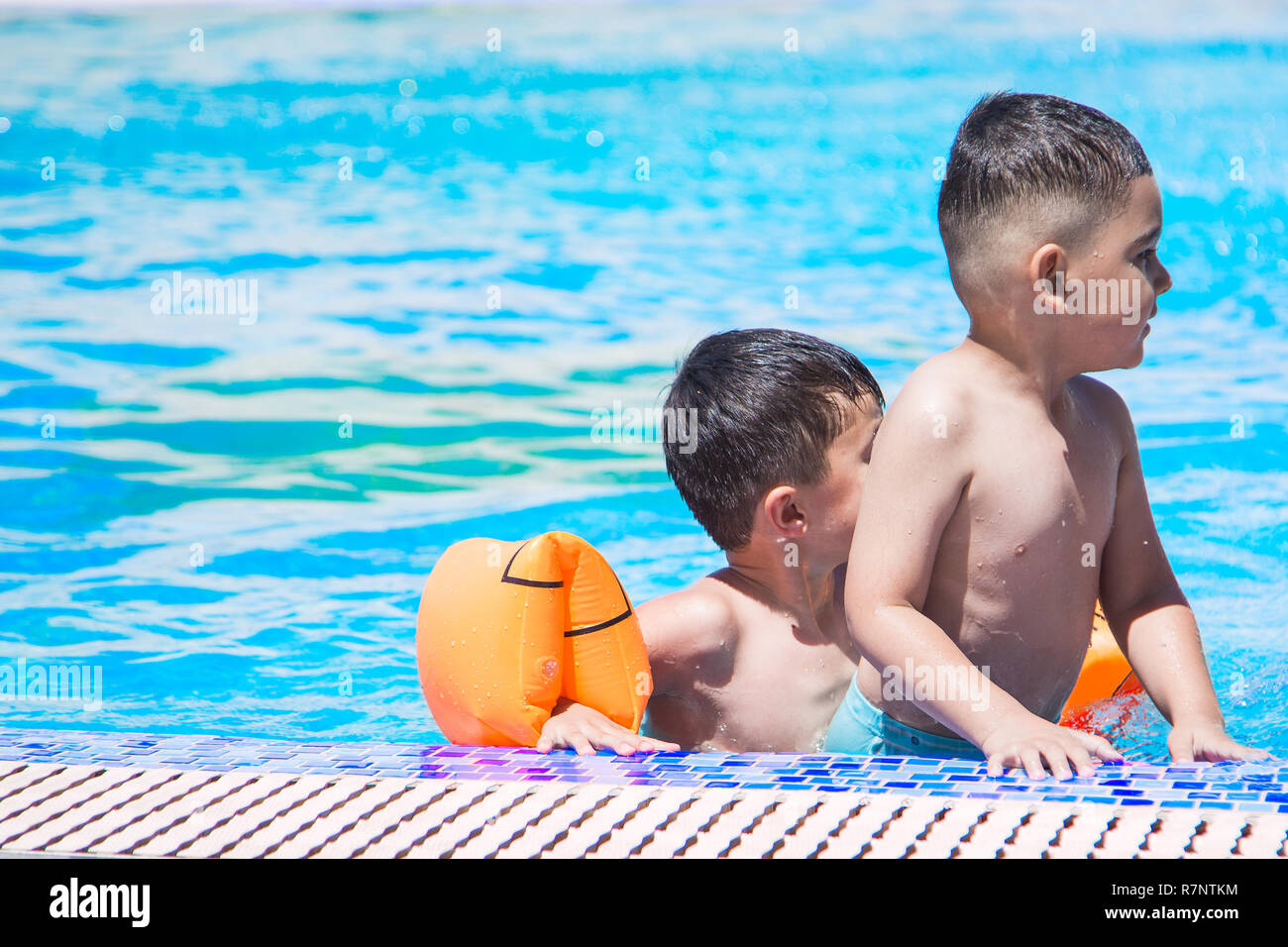 Swimmer Sitting By Pool High Resolution Stock Photography and Images ...