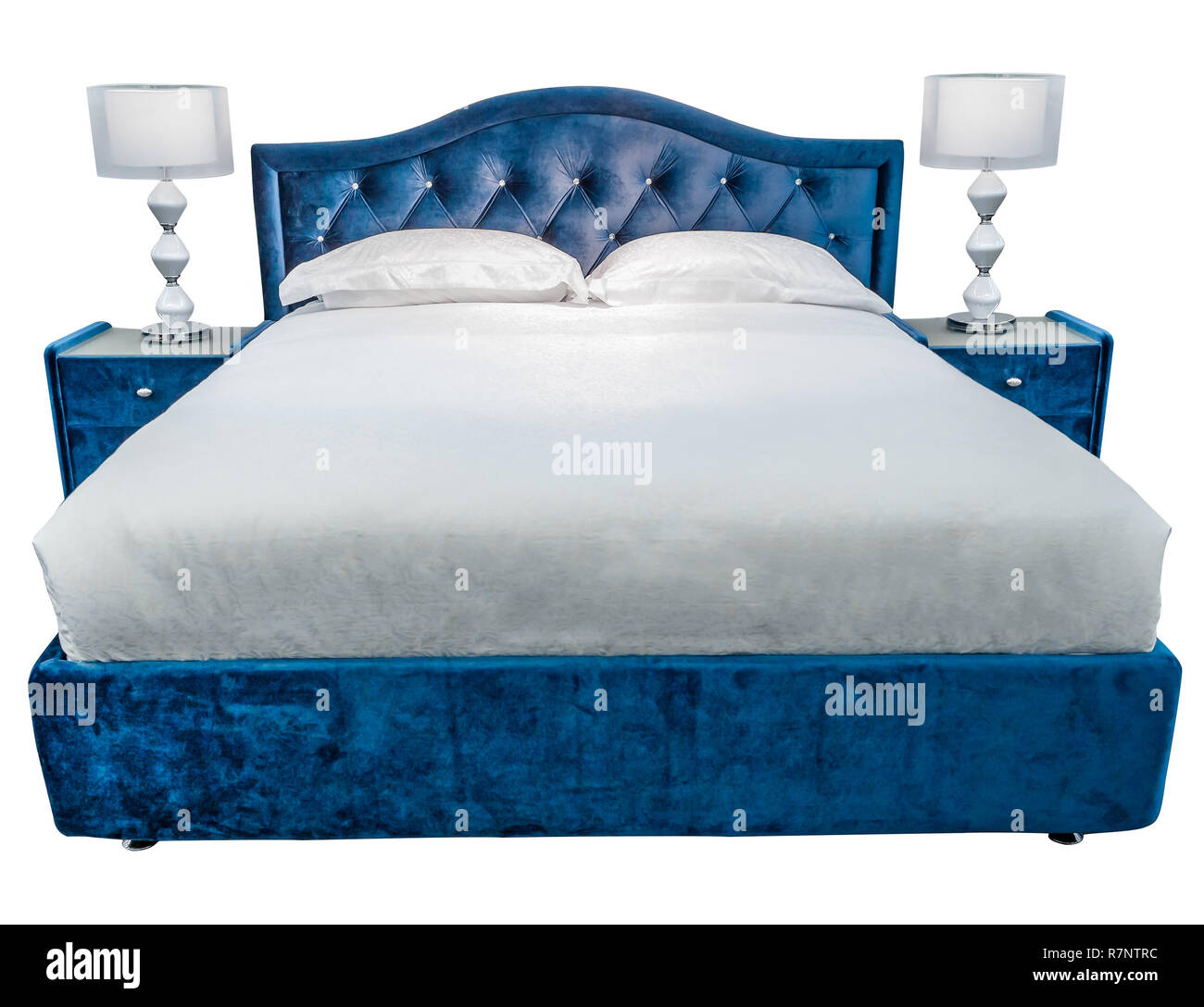 Upholstered bed cut out hi-res stock photography and images - Alamy