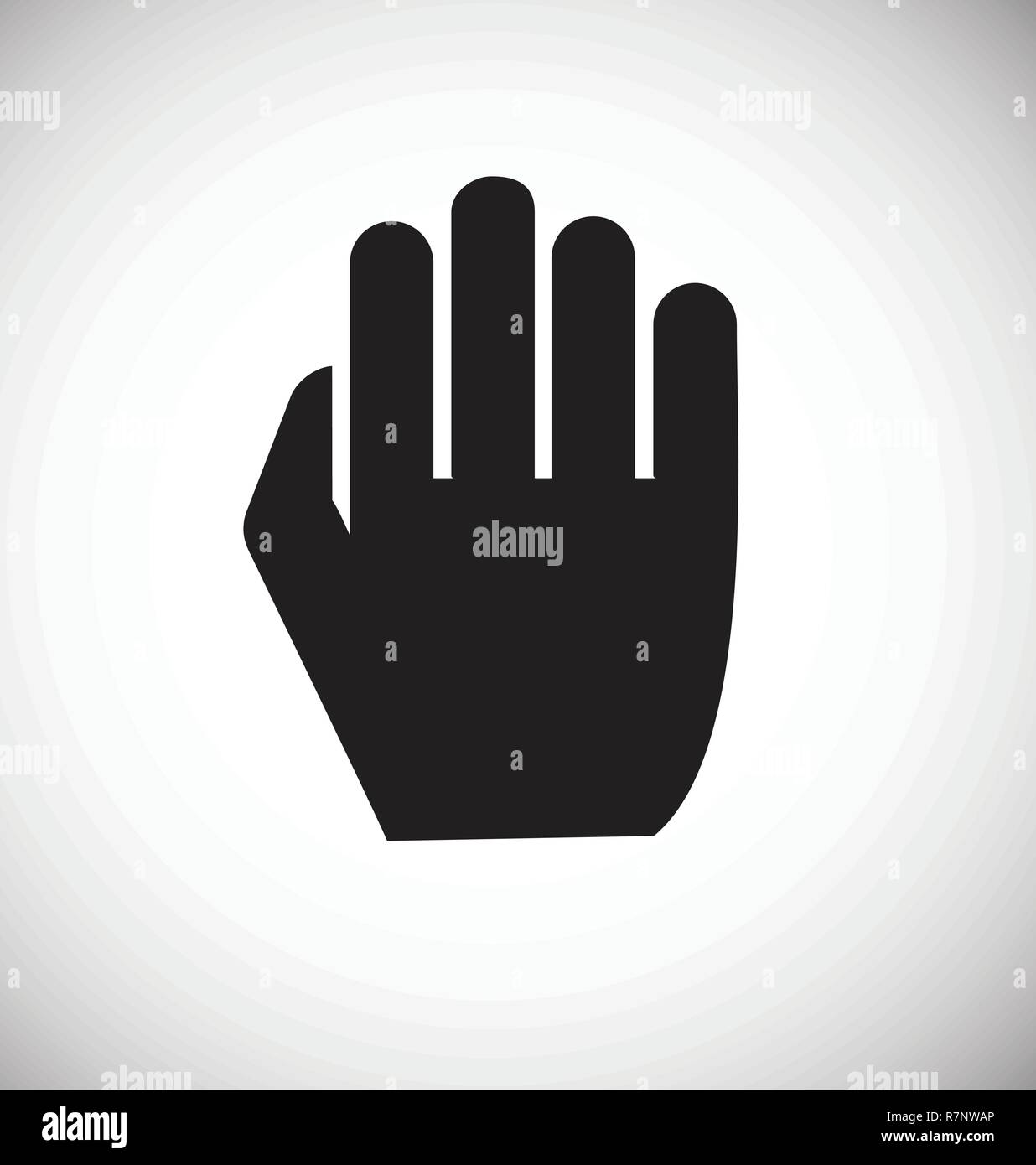 Palm icon on white background for graphic and web design, Modern simple ...