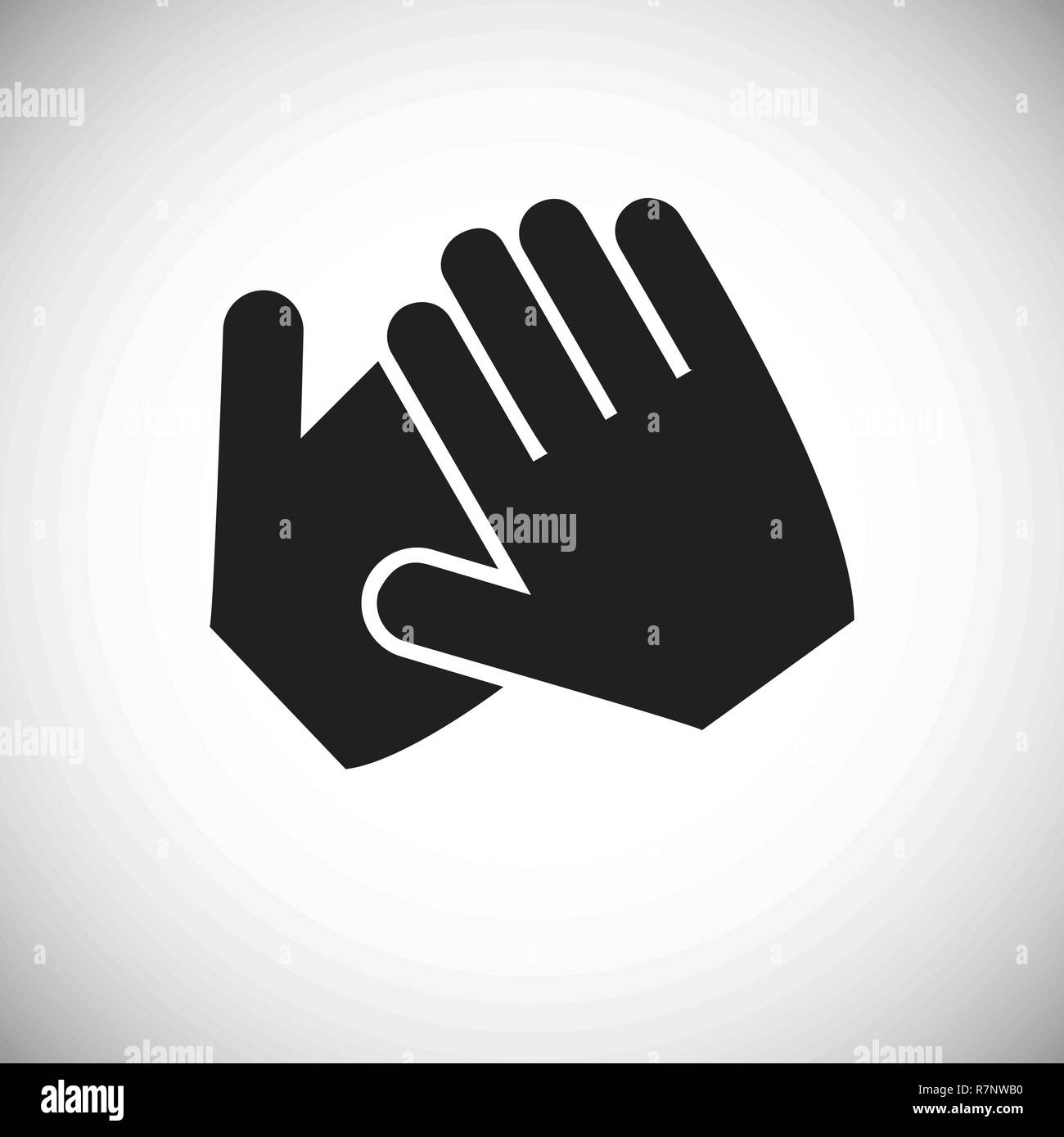 Shake hands clip art icon hi-res stock photography and images - Alamy
