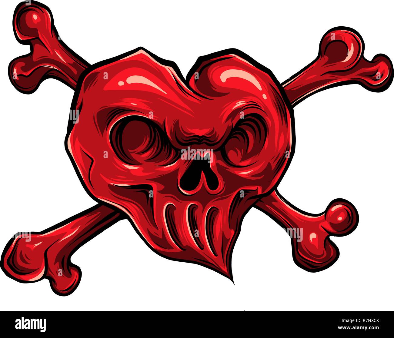 Red skull hi-res stock photography and images - Alamy