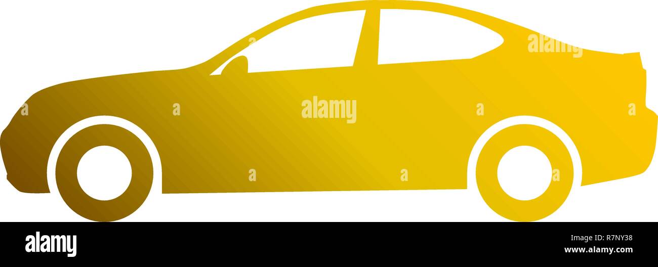 Golden cars Stock Vector Images - Alamy