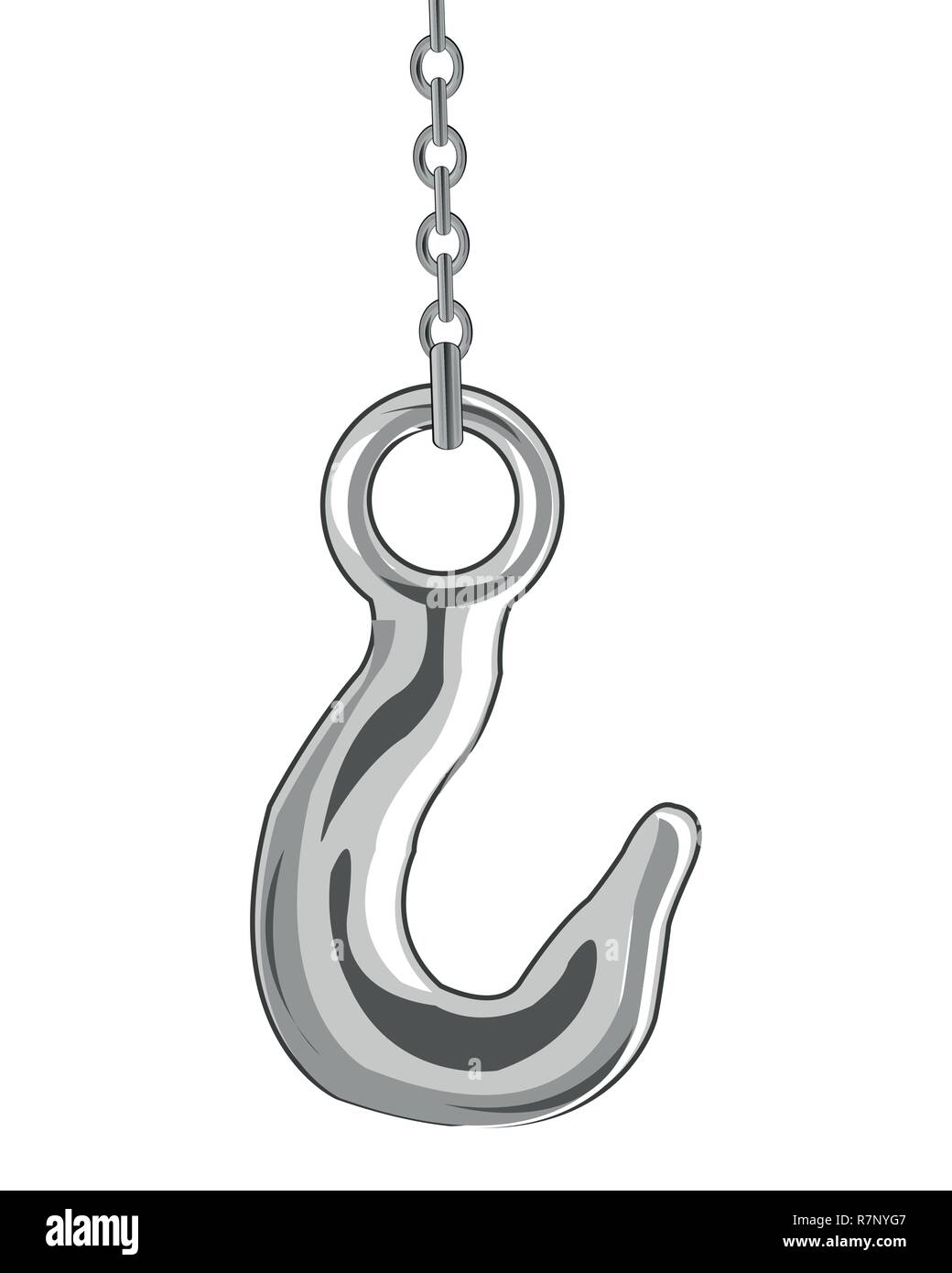 Hook block Stock Vector Images - Alamy